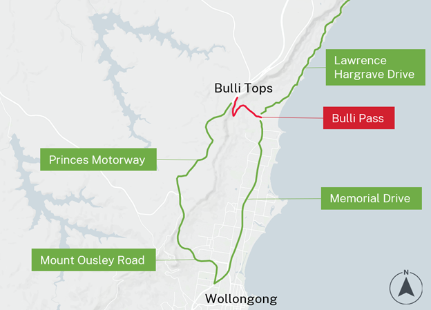 Bulli Pass Closure: Two-Day Maintenance Details – Bulli & Clifton Times